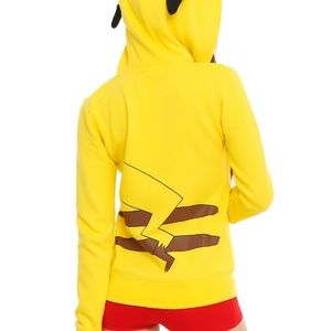 Pokemon | Tops | New Hot Topic Cute Pokemon Pikachu Hoodie Costume ...